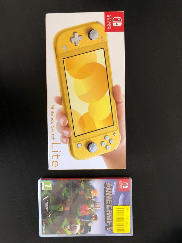 Nintendo Switch Lite + Minecraft, Video Gaming, Video Games, Nintendo ...