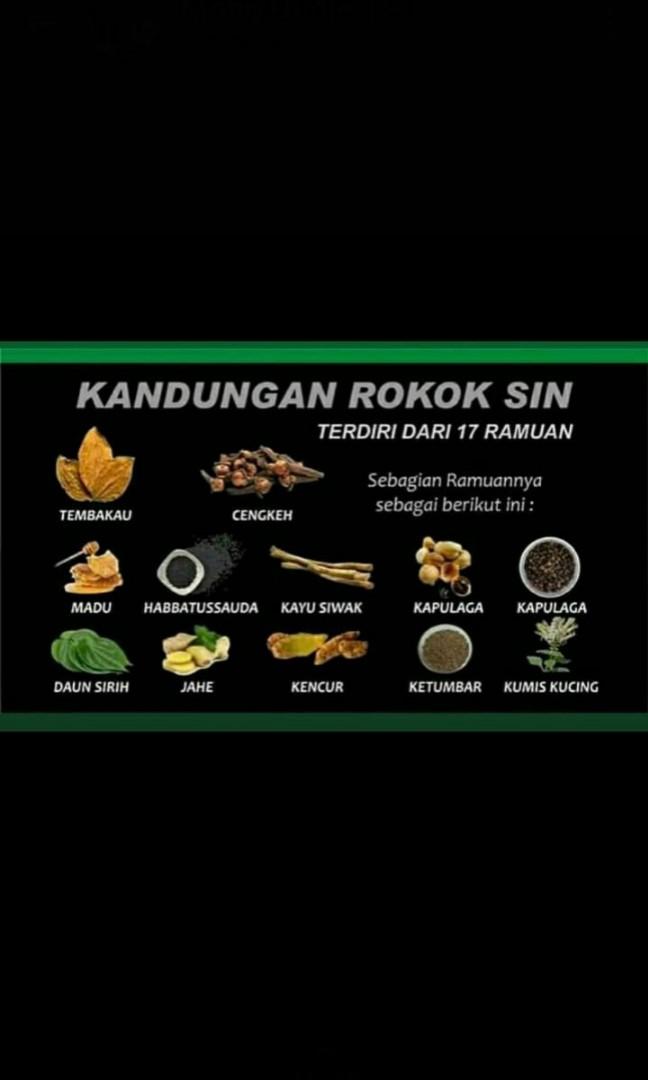 Rokok Herbal Sin Provost 19, Kesehatan & Kecantikan, Perawatan Pria di ...