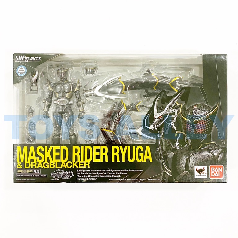 S.H.Figuarts SHF Masked Rider Ryuga & Dragblacker, Hobbies & Toys, Toys ...