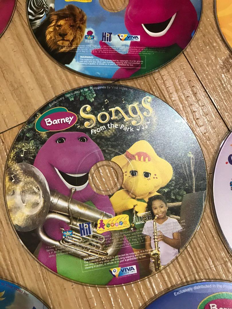 8 pcs Barney VCDs, Hobbies & Toys, Music & Media, Music Accessories on ...