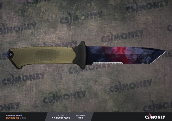 CSGO URSUS KNIFE DOPPLER PHASE 1 RANK 105 IN THE WORLD, Video Gaming ...