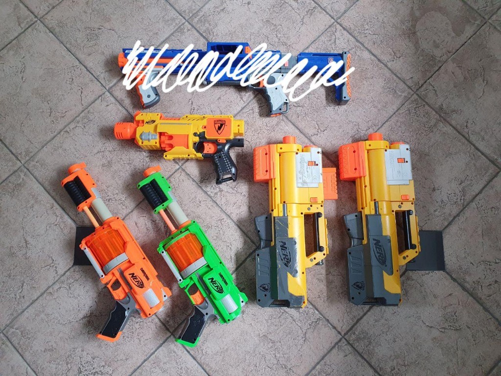 Nerf Guns (Small Arms) Deploy/Barricade/Raider/Furyfire, Hobbies & Toys ...