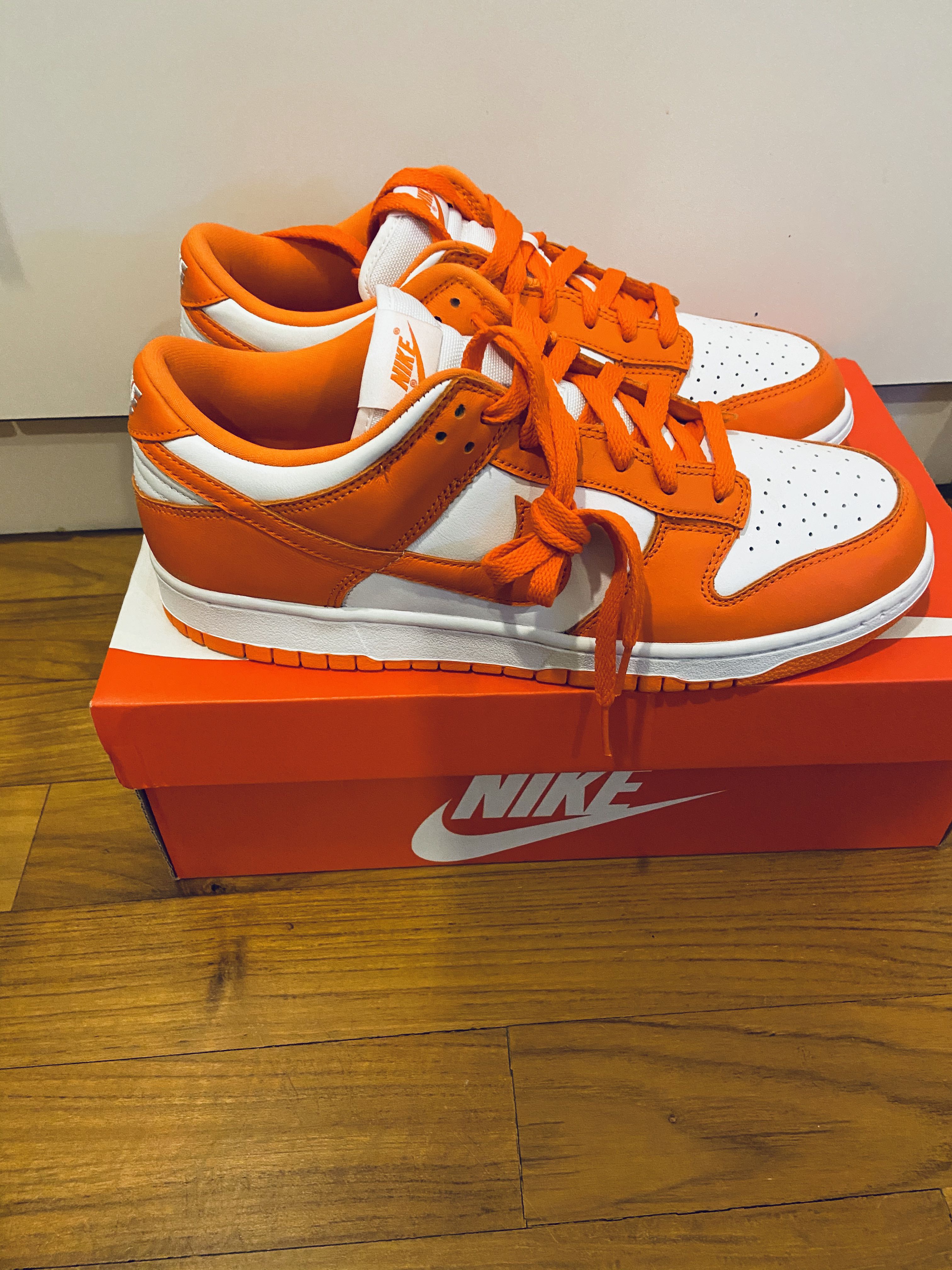 Nike SB Dunk Low “Syracuse”, Men's Fashion, Footwear, Sneakers on Carousell