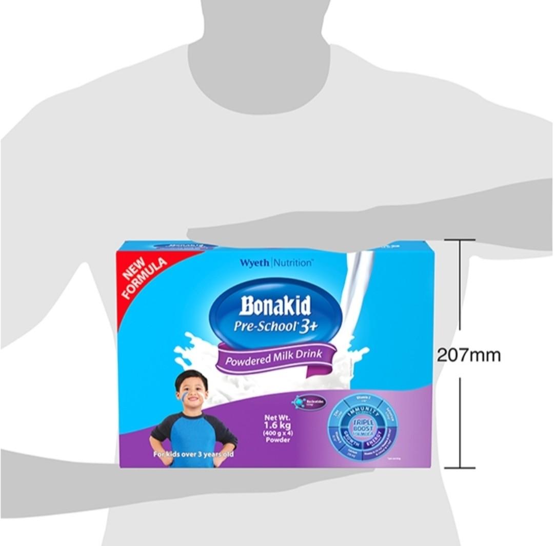 Bonakid Pre-School® 3+ Powdered Milk Drink 1.6kg, Babies & Kids ...