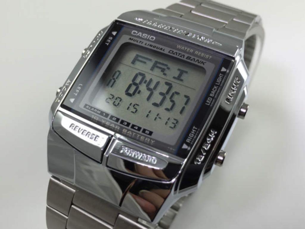 Casio Illuminator DB360 Classic Data Bank Silver Tone DB360-1A Brand ...