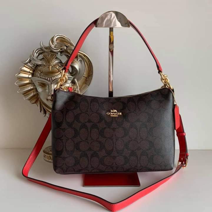 Coach Lewis Shoulder bag, Luxury, Bags & Wallets on Carousell