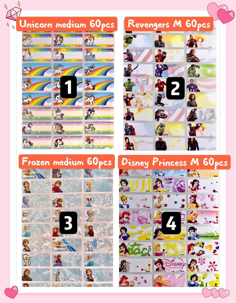 customized waterproof sticker, Hobbies & Toys, Art & Prints on Carousell