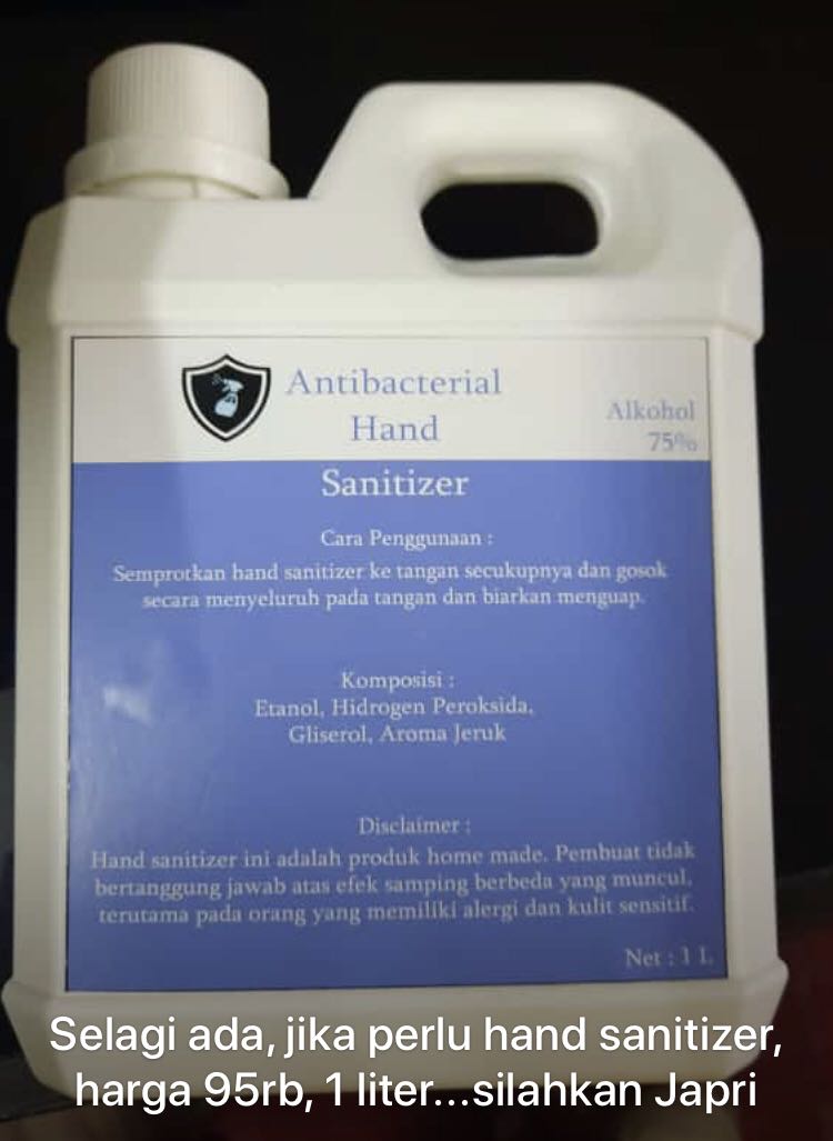 Hand Sanitizer 1 Liter, Kesehatan & Kecantikan, Parfum, Kuku & Lainnya ...