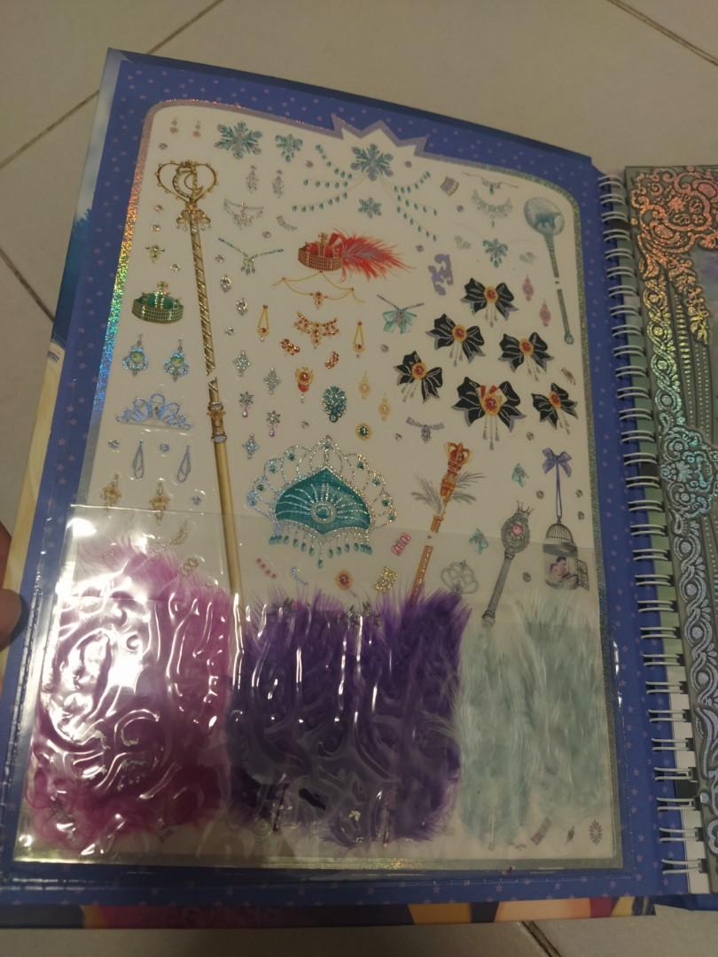 Original Top Model Create Your Fantasy Princess Colouring Book/ Buku ...