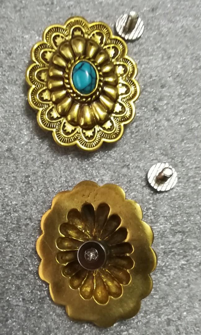 35mm Oval shape Conchos, Hobbies & Toys, Stationery & Craft, Craft ...