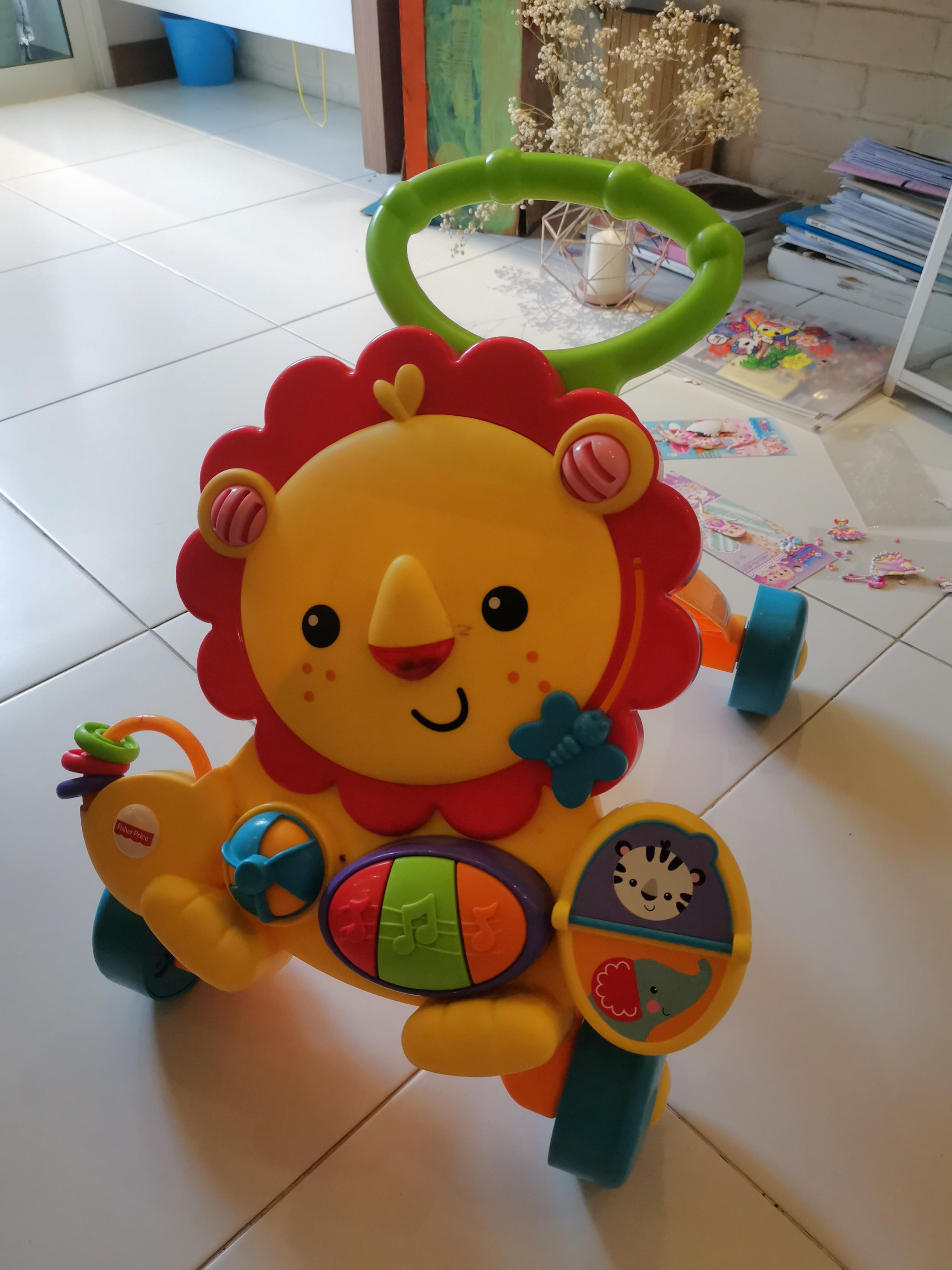 Fisher Price Lion Walker, Babies & Kids, Infant Playtime on Carousell