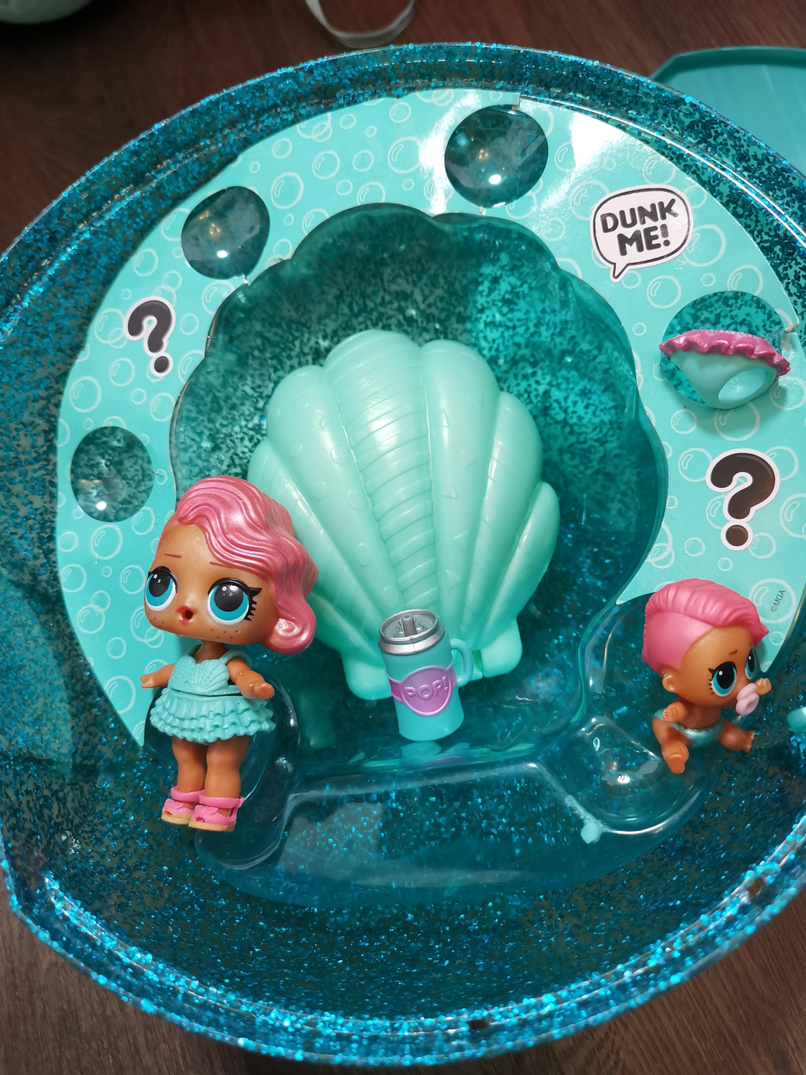 Limited edition Pearl shell authentic LOL doll with baby, crib n milk ...