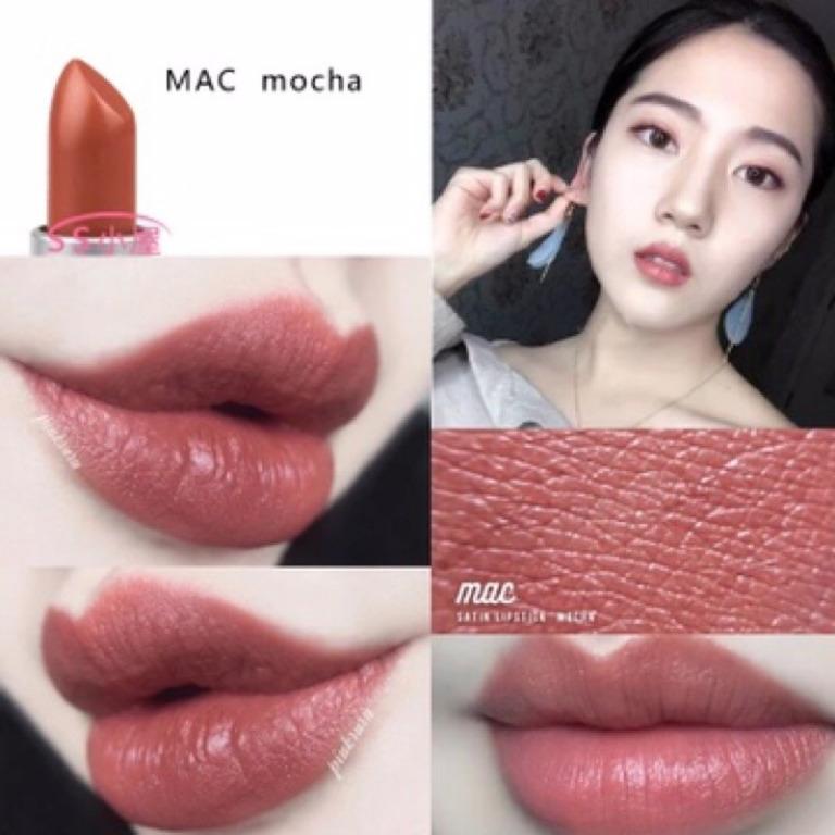 MAC Mocha Satin Lipstick, Beauty & Personal Care, Face, Makeup on Carousell