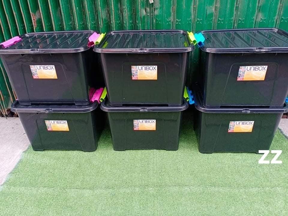 Storage Box 80liters (unibox), Furniture & Home Living, Furniture ...