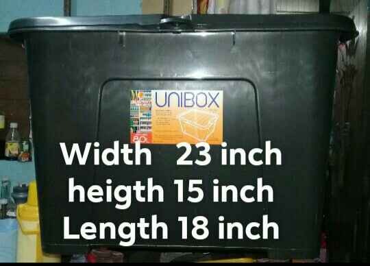 Storage Box 80liters (unibox), Furniture & Home Living, Furniture ...