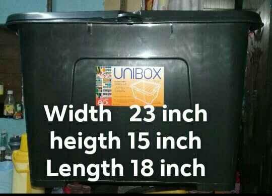 Storage Box 80liters (unibox), Furniture & Home Living, Furniture ...