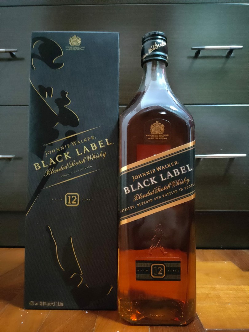 BN Black label 1L 12Yrs, Food & Drinks, Alcoholic Beverages on Carousell