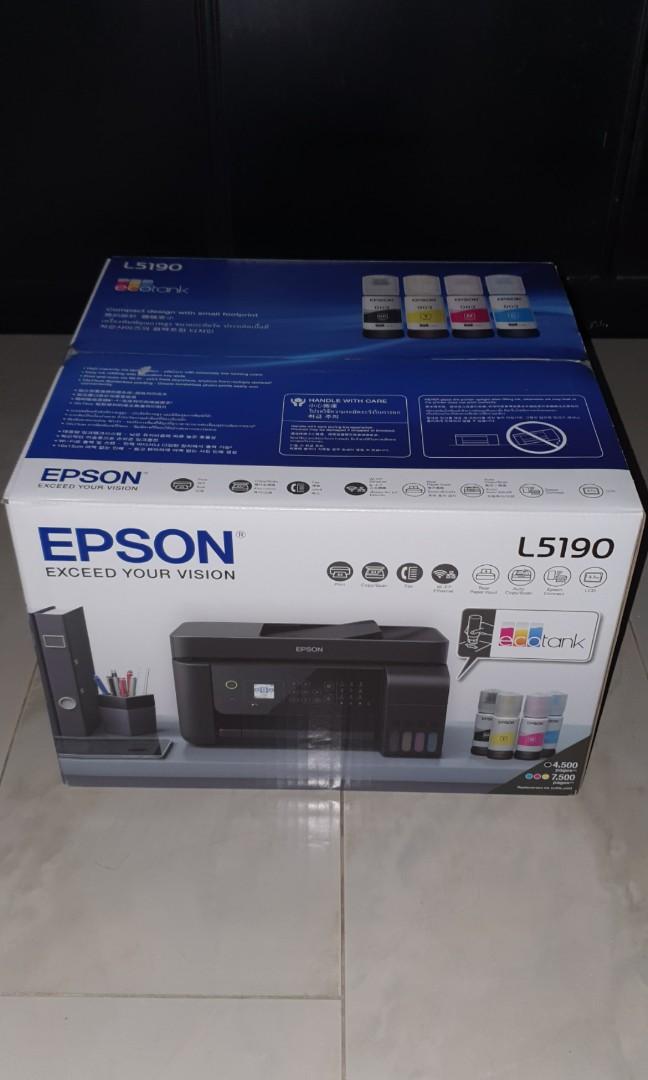 BNIB Epson L5190 Wi-Fi All-In-One Ink Tank, Computers & Tech, Printers ...