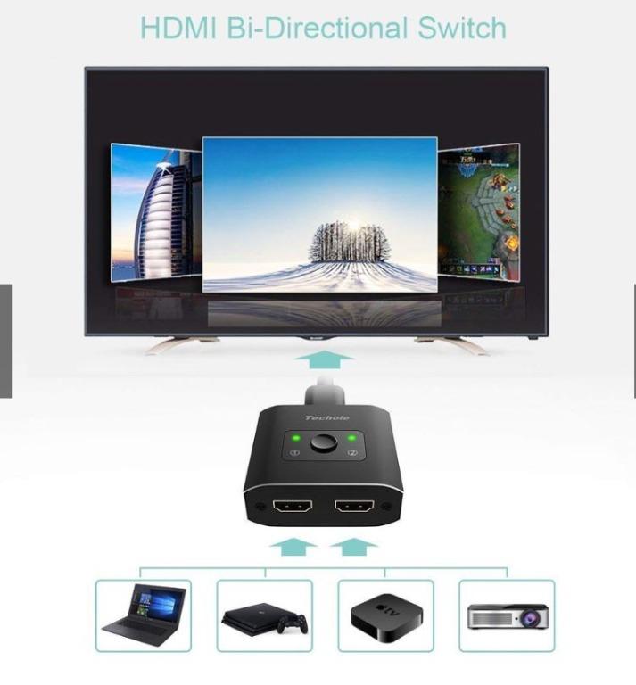 [BRAND NEW] TECHOLE HDMI Switch 4K HDMI Splitter - Techole Aluminum Bi ...