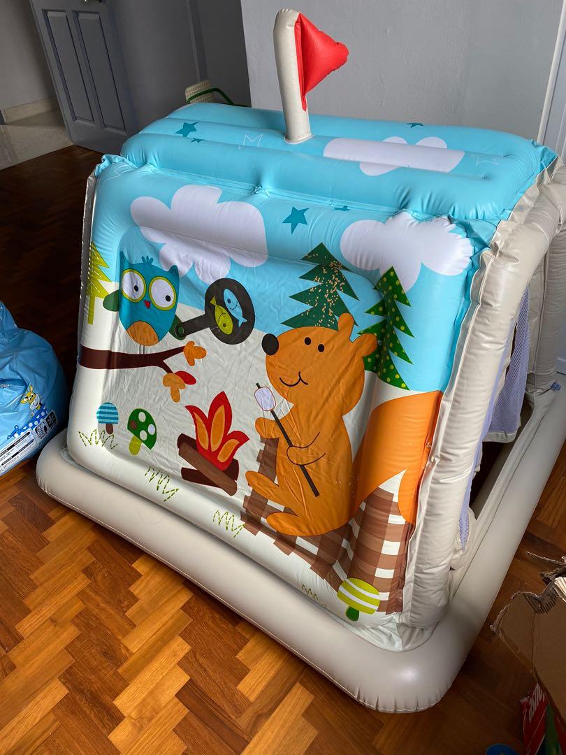 Intex inflatable kids tent, Babies & Kids, Infant Playtime on Carousell