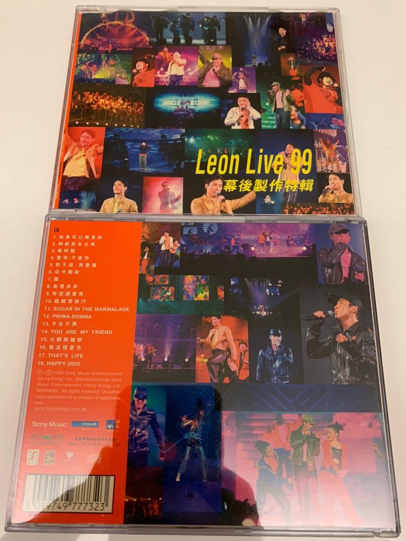 Leon Lai 黎明 Leon Live 99演唱會 1999 港版 CD+VCD(缺歌詞）, Hobbies & Toys, Music & Media, CDs & DVDs on ...