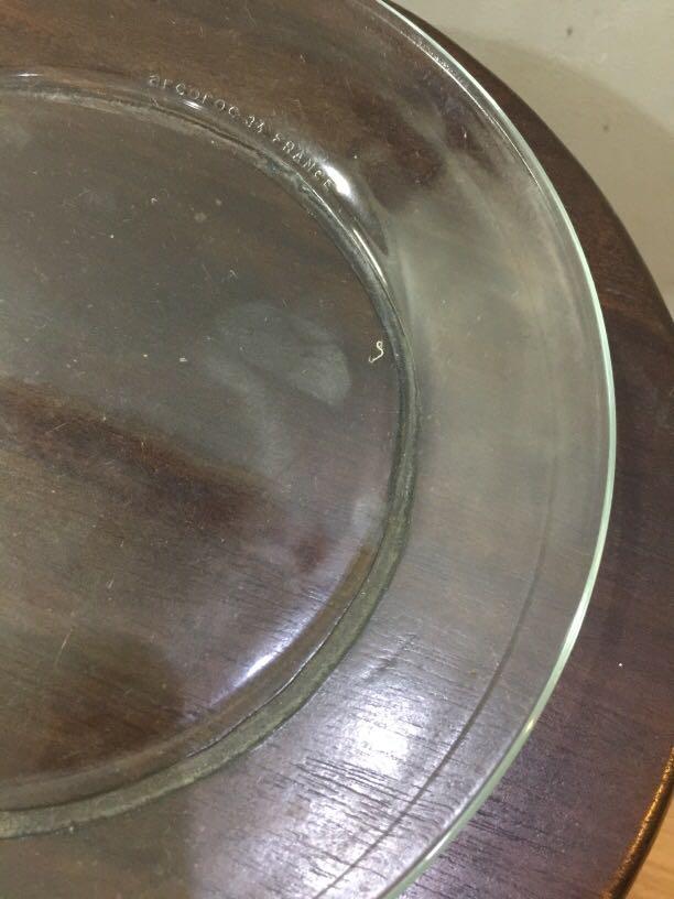 Plain glass plates, Furniture & Home Living, Kitchenware & Tableware ...