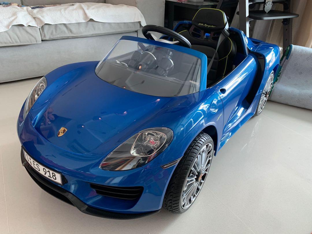 Porsche Kids 918 Spyder Electric Car, Hobbies & Toys, Toys & Games on ...