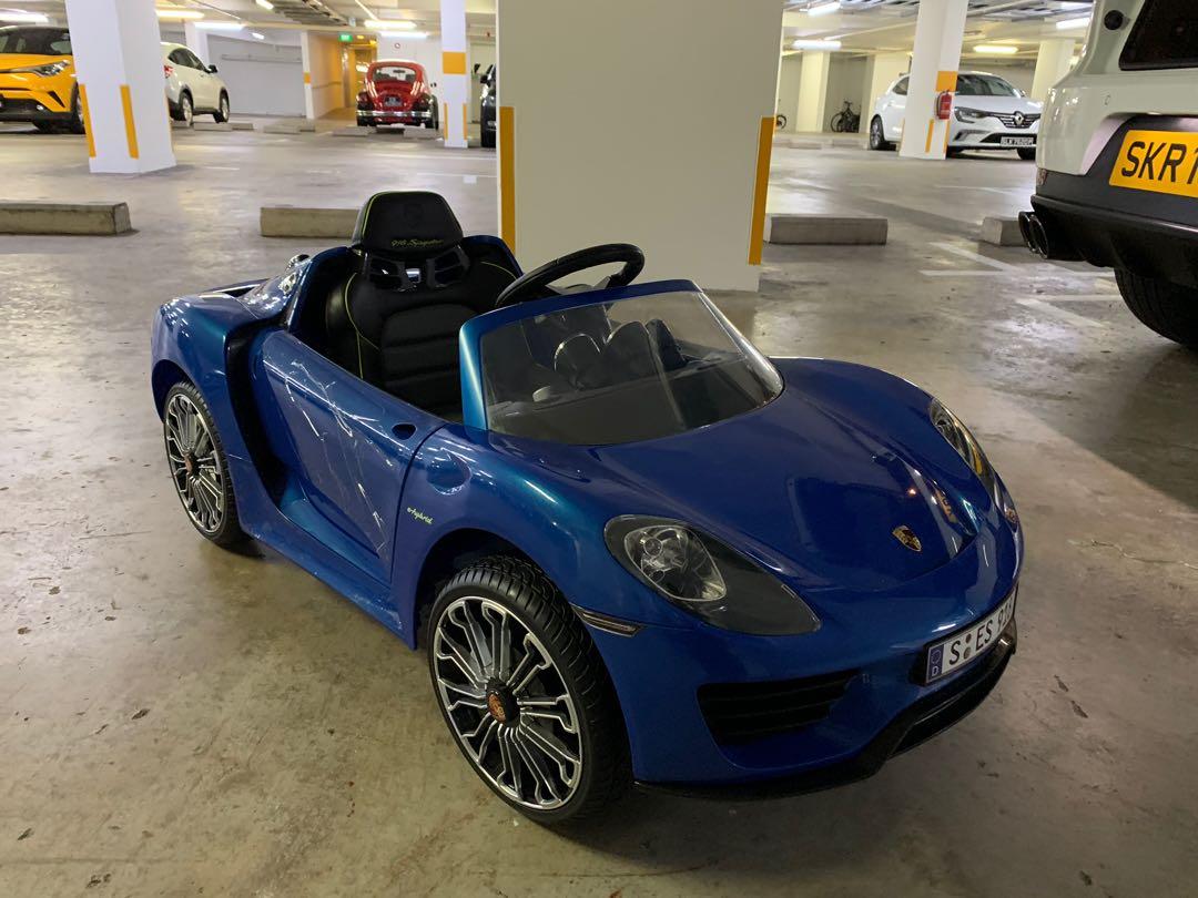 Porsche Kids 918 Spyder Electric Car, Hobbies & Toys, Toys & Games on ...