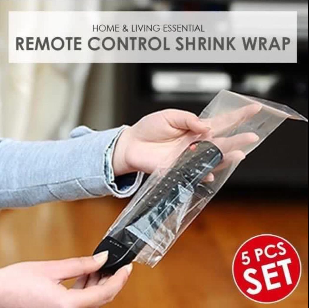 Remote Control Wrapper Plastic Shrink Wrap Protective Cover, Everything ...