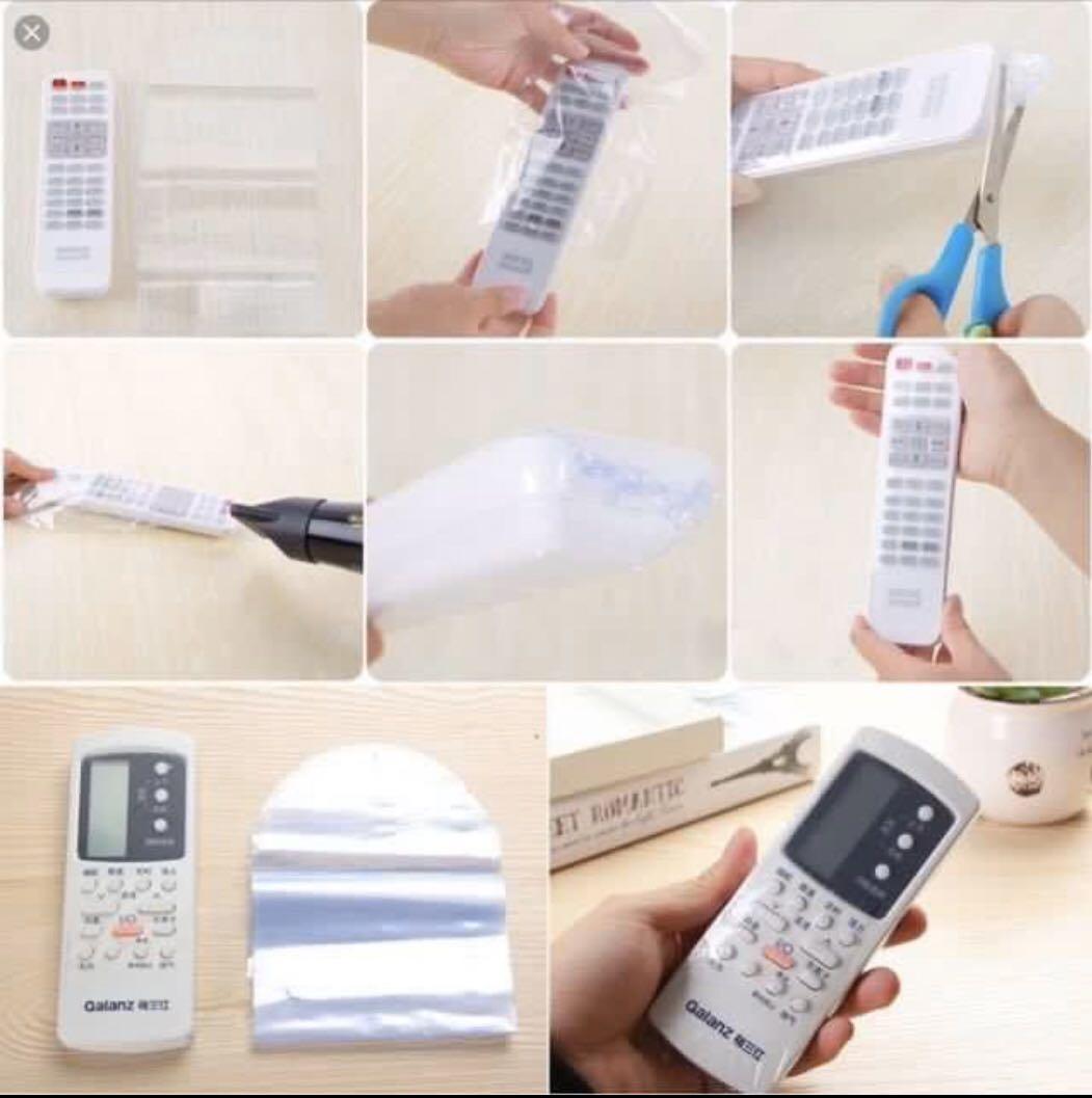 Remote Control Wrapper Plastic Shrink Wrap Protective Cover, Everything ...