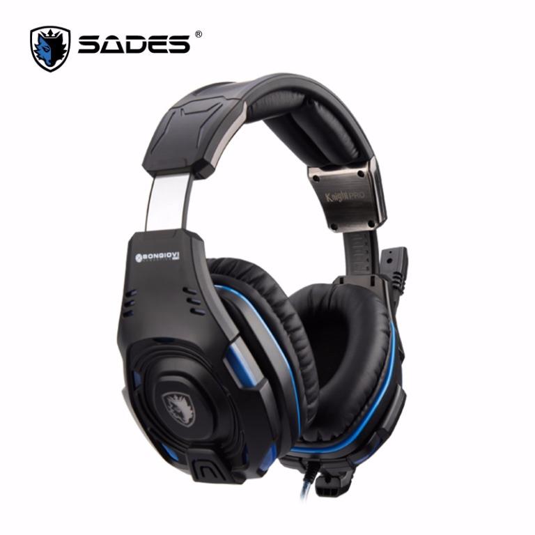 Sades Knight Pro Gaming Headset, Audio, Headphones & Headsets on Carousell