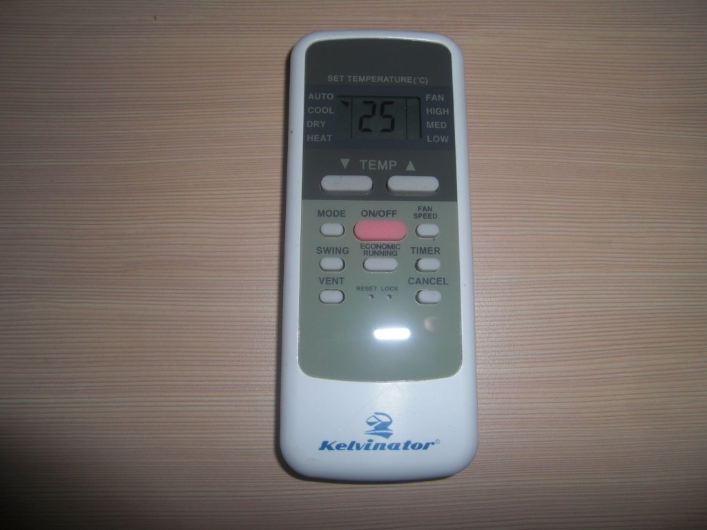 Kelvinator 家榮華 》Air-Conditioner Remote 原廠液晶冷氣機搖控 原装遙控 Remote Control ...