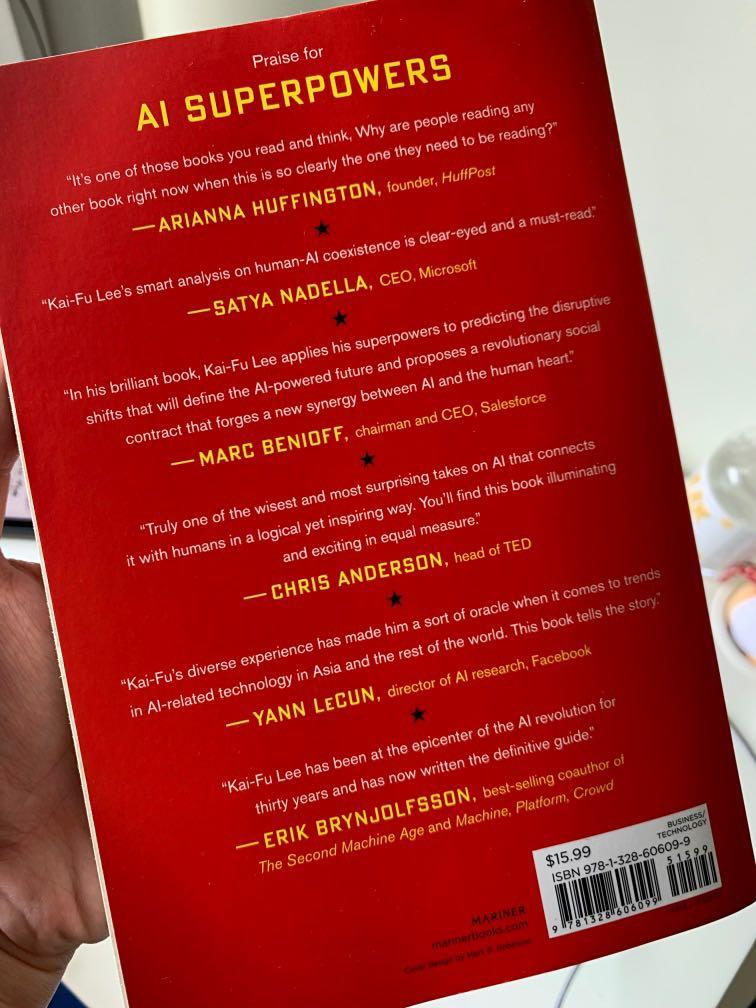 AI Superpowers Kai-Fu Lee, Hobbies & Toys, Books & Magazines, Fiction ...