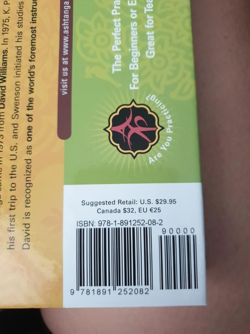 ashtanga yoga by david swenson, Hobbies & Toys, Books & Magazines ...