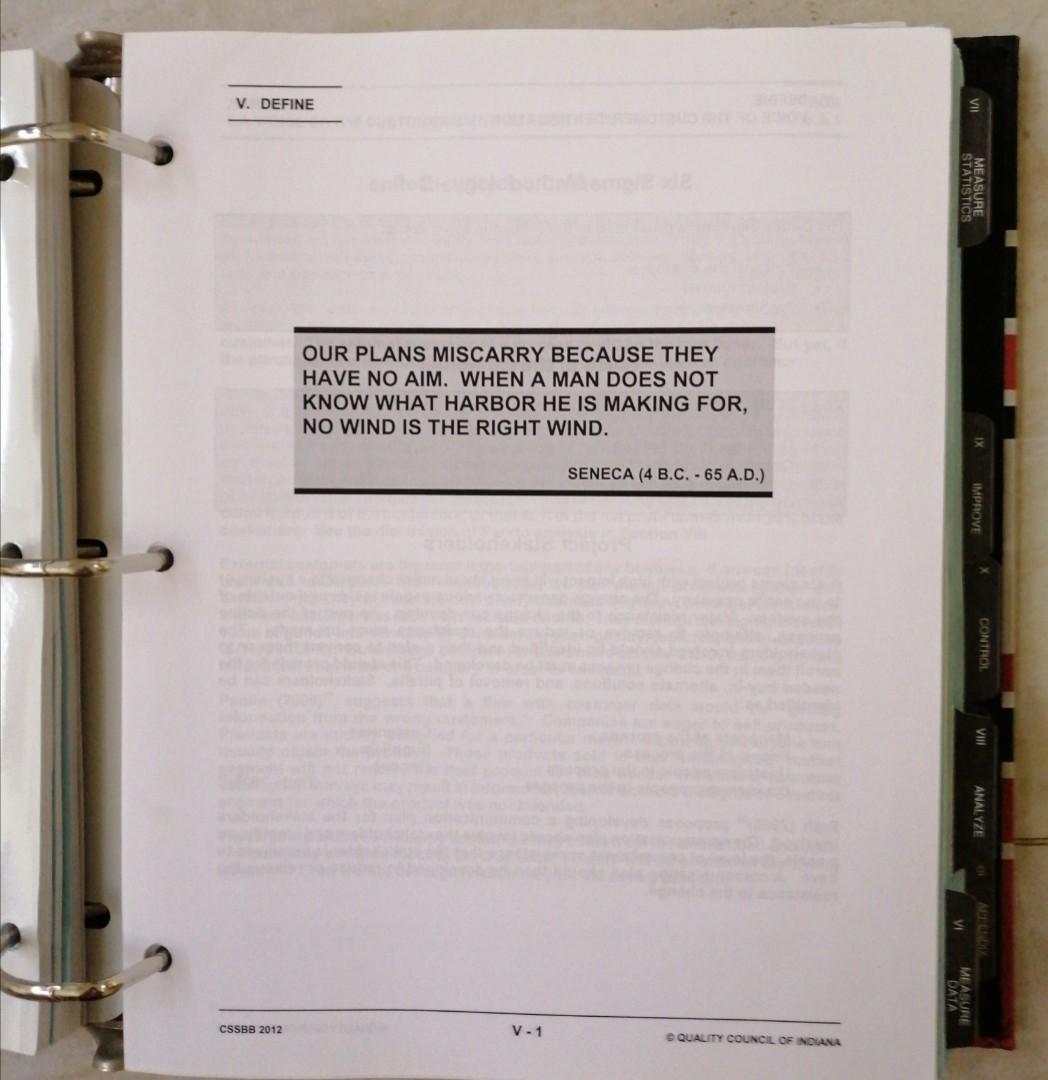 ASQ LEAN Six Sigma BLACK BELT CSSBB PRIMER, Computers & Tech, Office ...