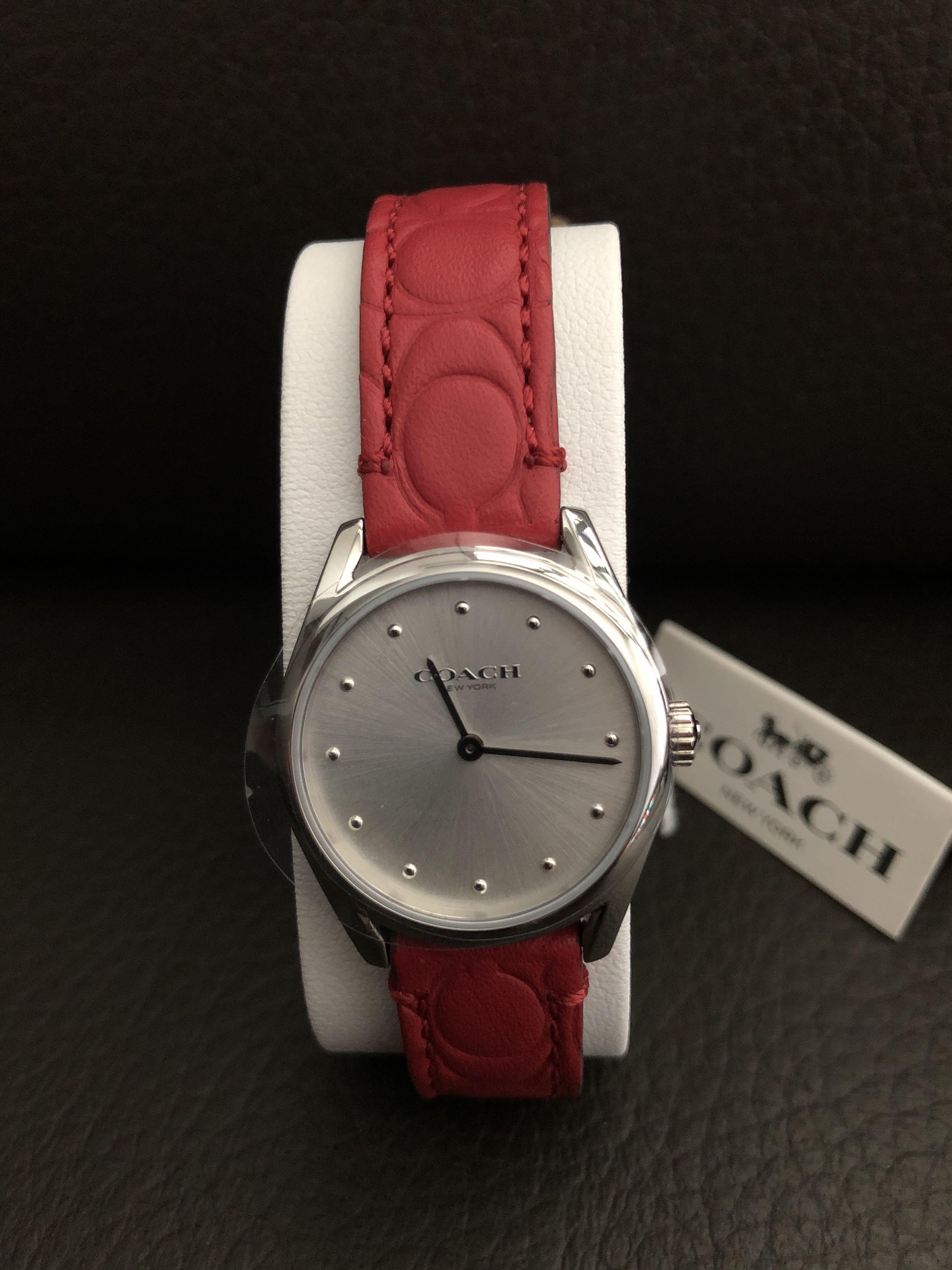 Coach leather watch, Women's Fashion, Watches & Accessories, Watches on ...