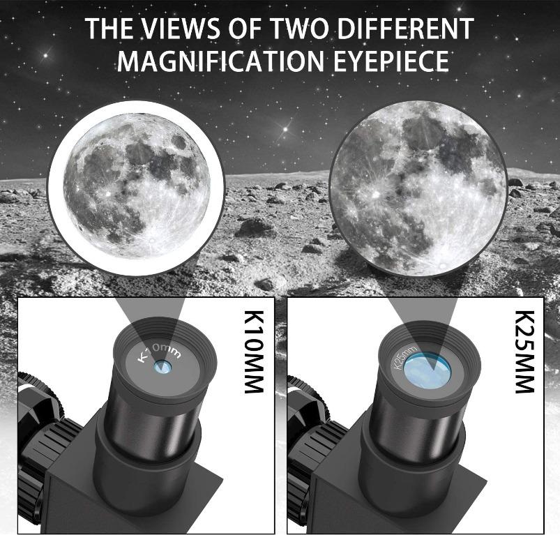 Emarth Telescope (F360-70), Travel Scope, 70mm Astronomical Refracter ...