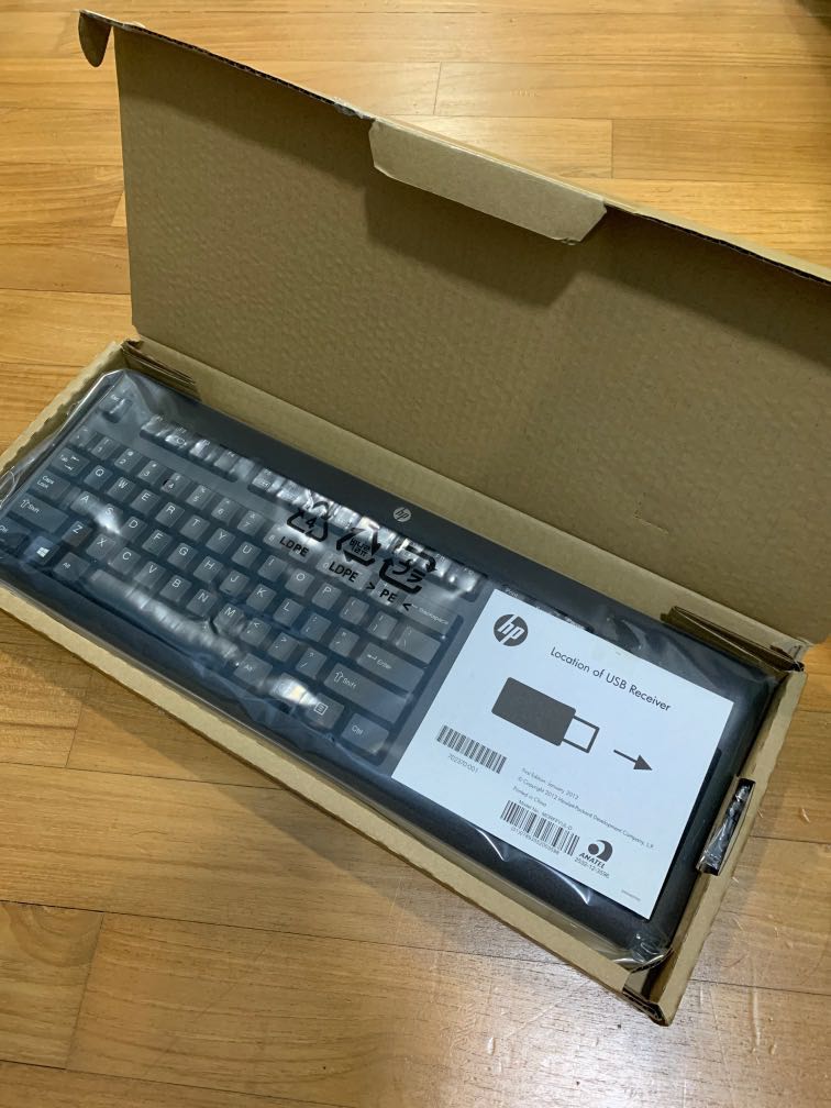 Hp Wireless Keyboard Computers Tech Parts Accessories Computer Keyboard On Carousell