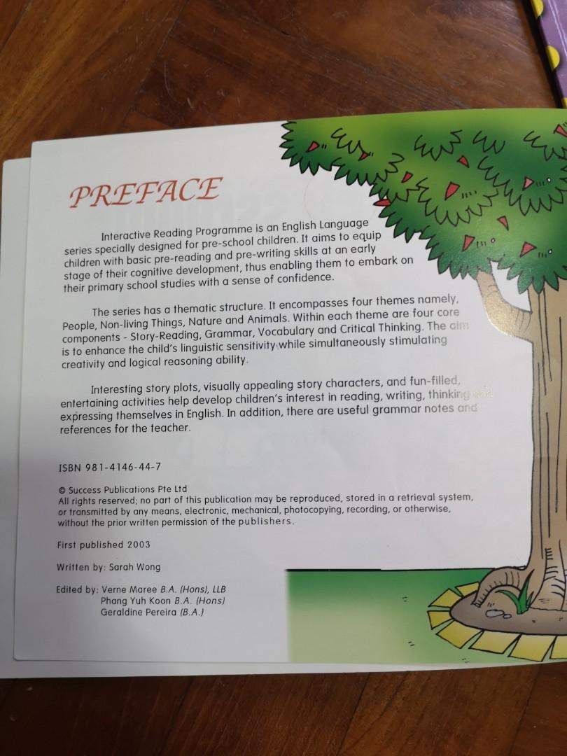 Interactive English Reading book, Hobbies & Toys, Books & Magazines ...