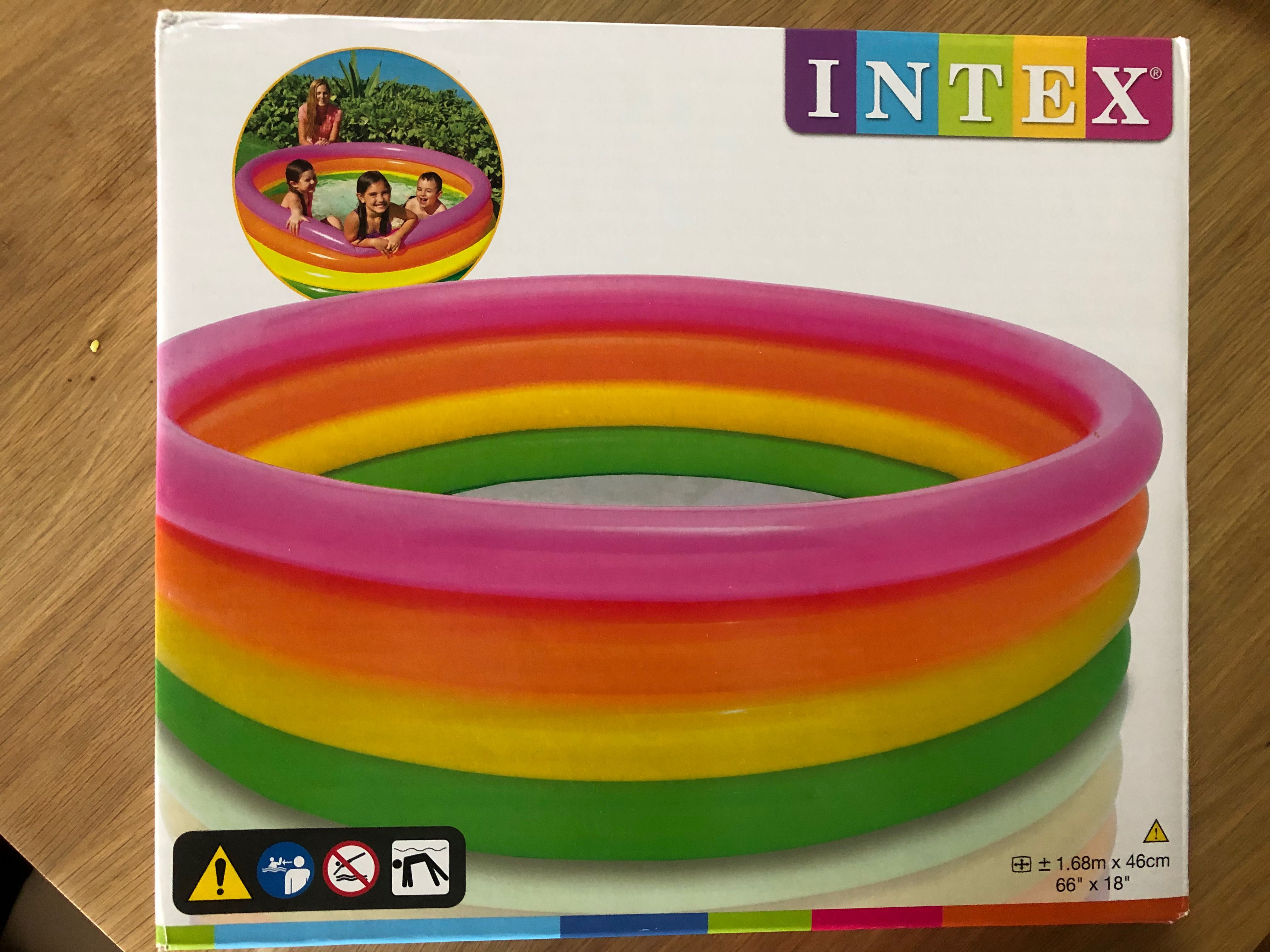 Intex Four Ring Indoor Swimming Pool, Babies & Kids, Baby Nursery ...
