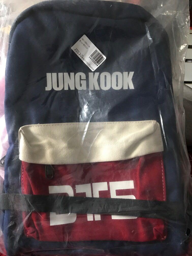 Jungkook BTS Bag pack, Women's Fashion, Bags & Wallets, Backpacks on ...