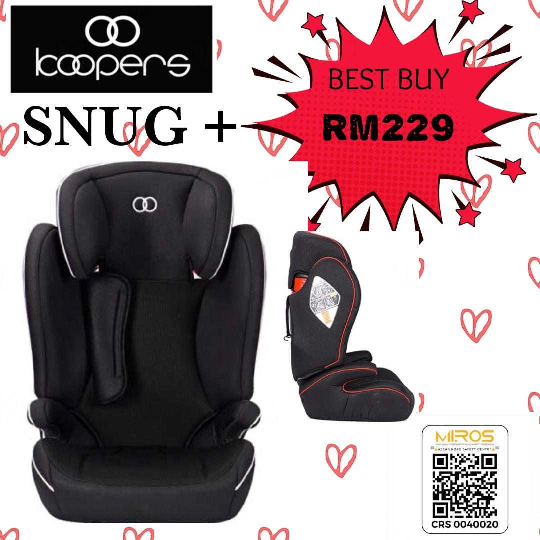 KOOPERS Snug + booster seat, Babies & Kids, Going Out, Car Seats on ...