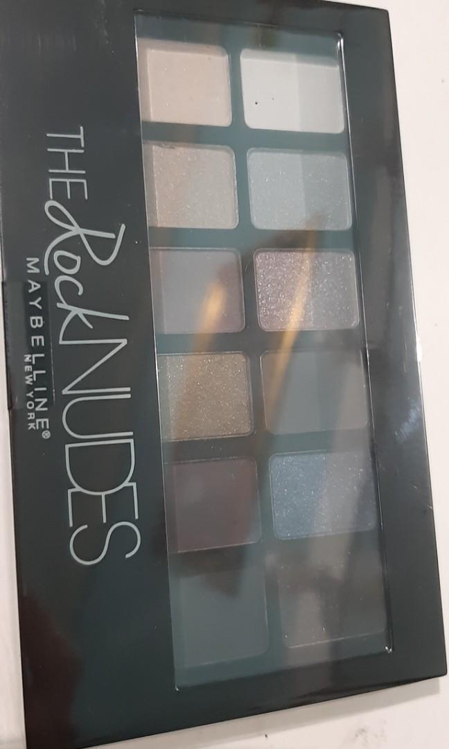 Maybelline The Rock Nudes Palette, Kesehatan & Kecantikan, Rias Wajah ...