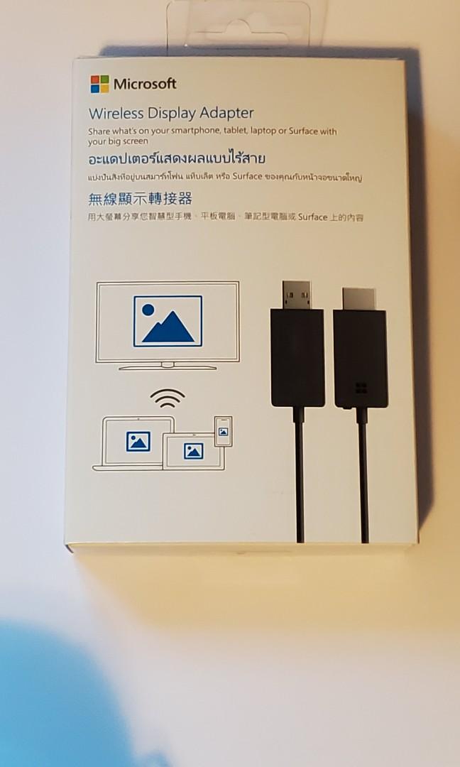 Microsoft 無線顯示卡 wireless Display Adapter (Dongle), 電腦＆科技, 電腦周邊及配件, 電腦線 ...