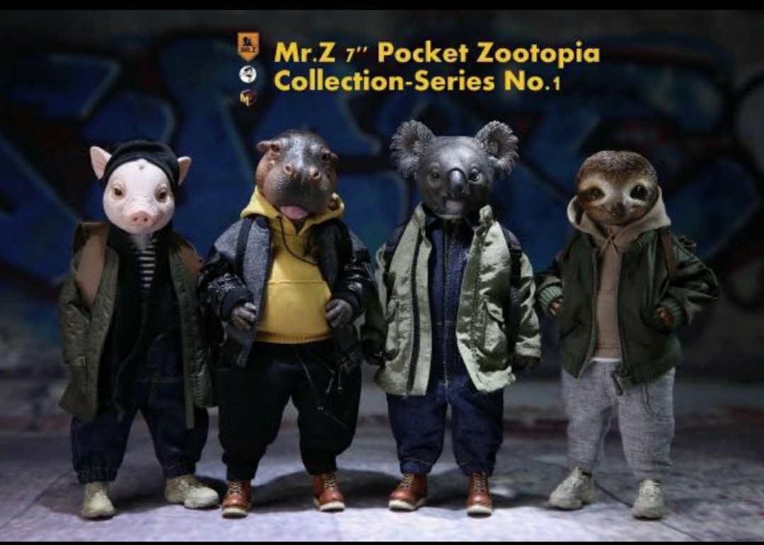 Mr.Z Pocket Zootopia Collection Series 7'' figure, 興趣及遊戲, 玩具 & 遊戲類 ...