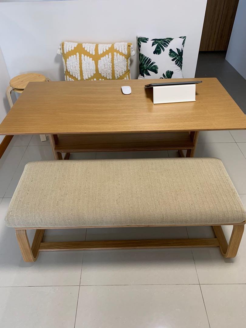 MUJI | Oak Wood Living Dining Furniture, Furniture & Home Living ...