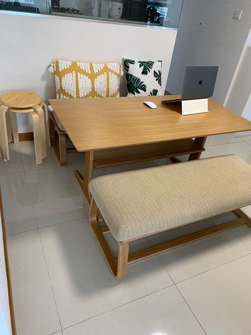 MUJI | Oak Wood Living Dining Furniture, Furniture & Home Living ...