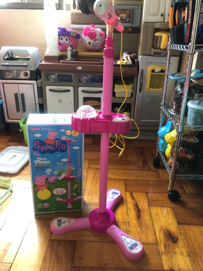 Peppa Pig Microphone, Babies & Kids, Infant Playtime on Carousell