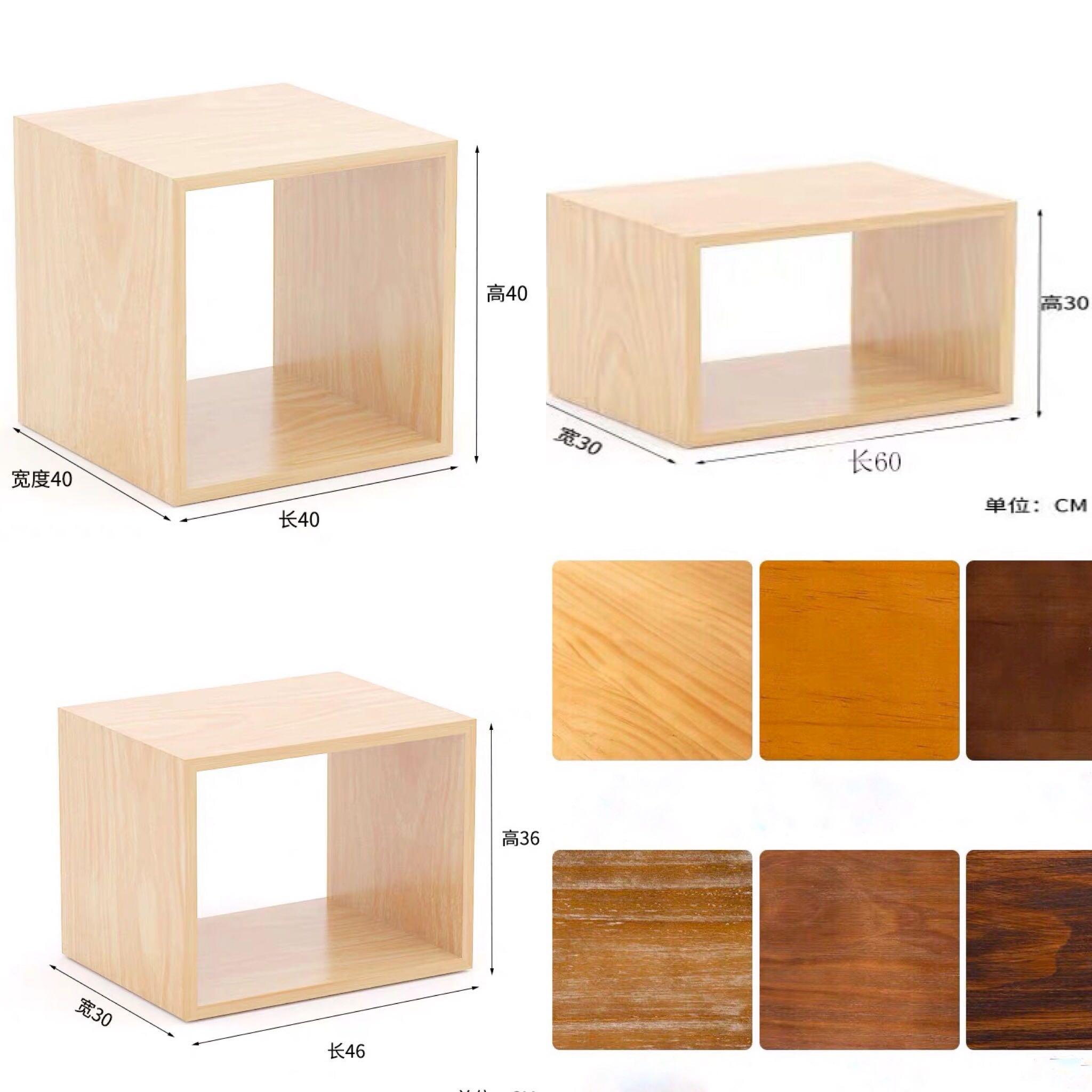 PO Solid Wood Modular Shelves Bookshelf Cabinets, Furniture & Home ...