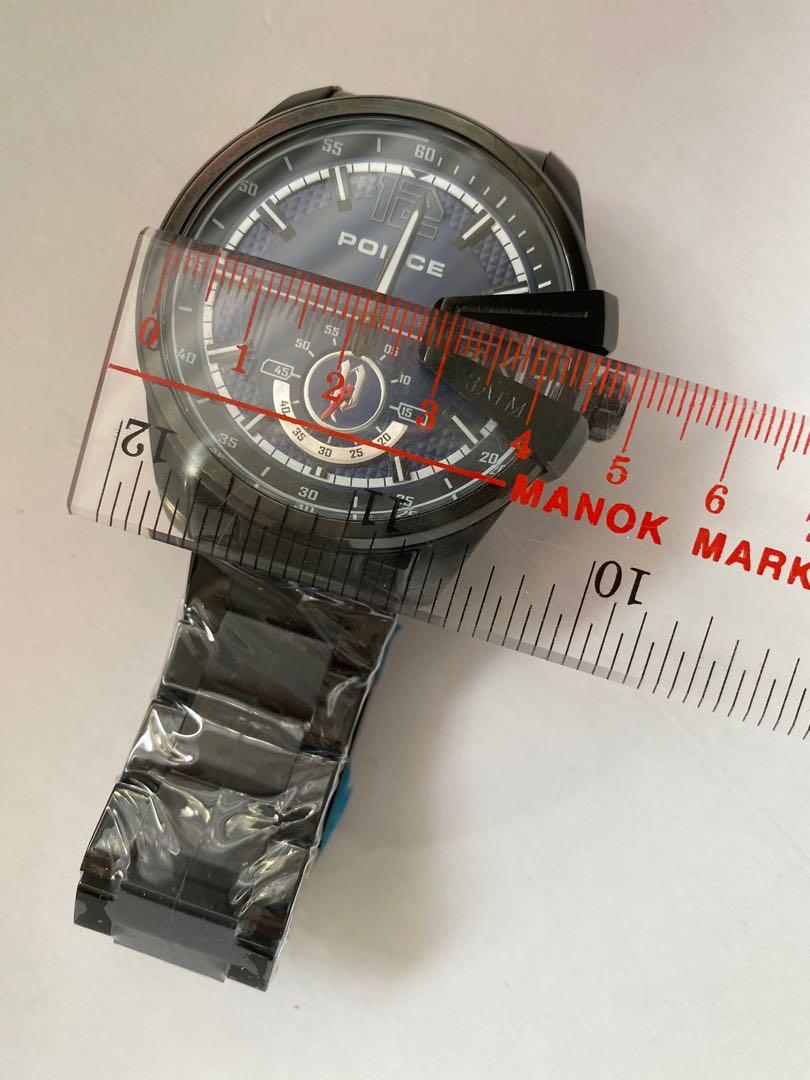 Police IP Black watch (no caseback markings), 名牌, 手錶 - Carousell